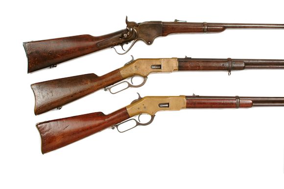 Bonhams : A .52 Spencer 1865 Model Repeating Rifled Carbine