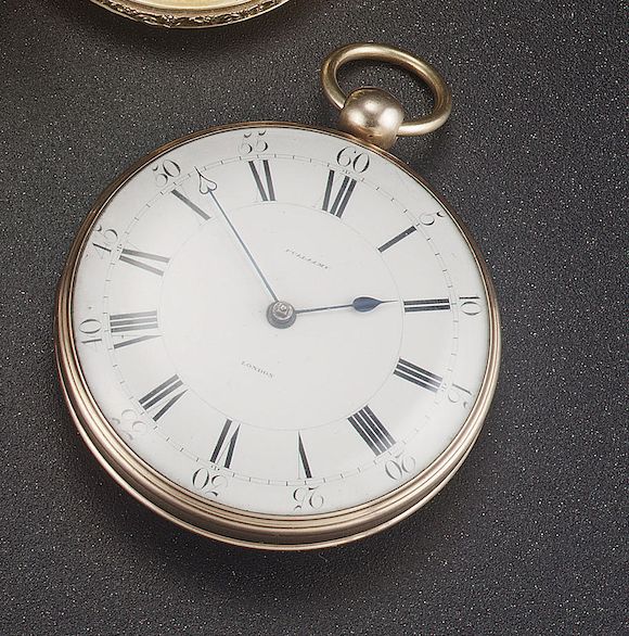 Bonhams : An early 19th century gold lever watch Vulliamy, London, 'omz'