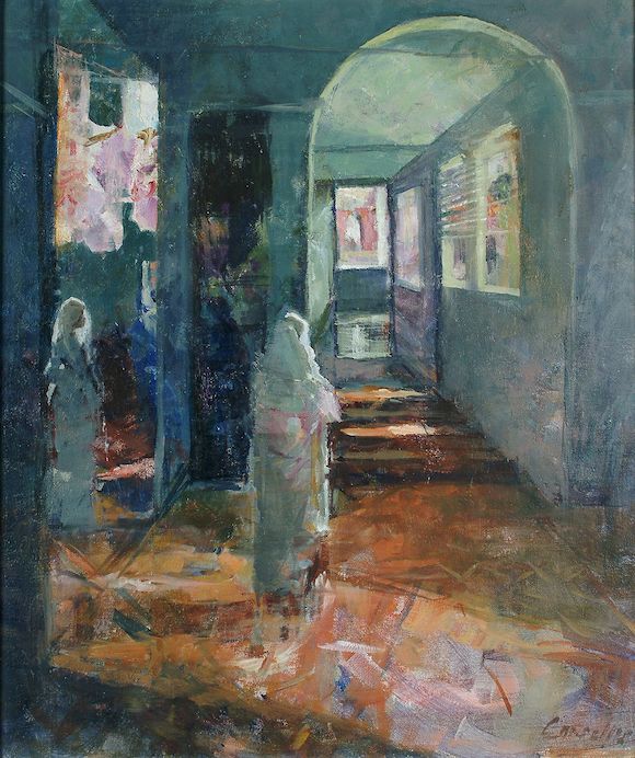 Bonhams : Jane Corsellis (British, b.1940) Interior - Kuala Lumpur 13 3 ...