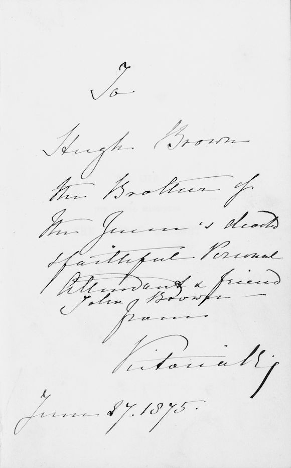 Bonhams : VICTORIA, Queen of England MARTIN (THEODORE) The Life of His ...