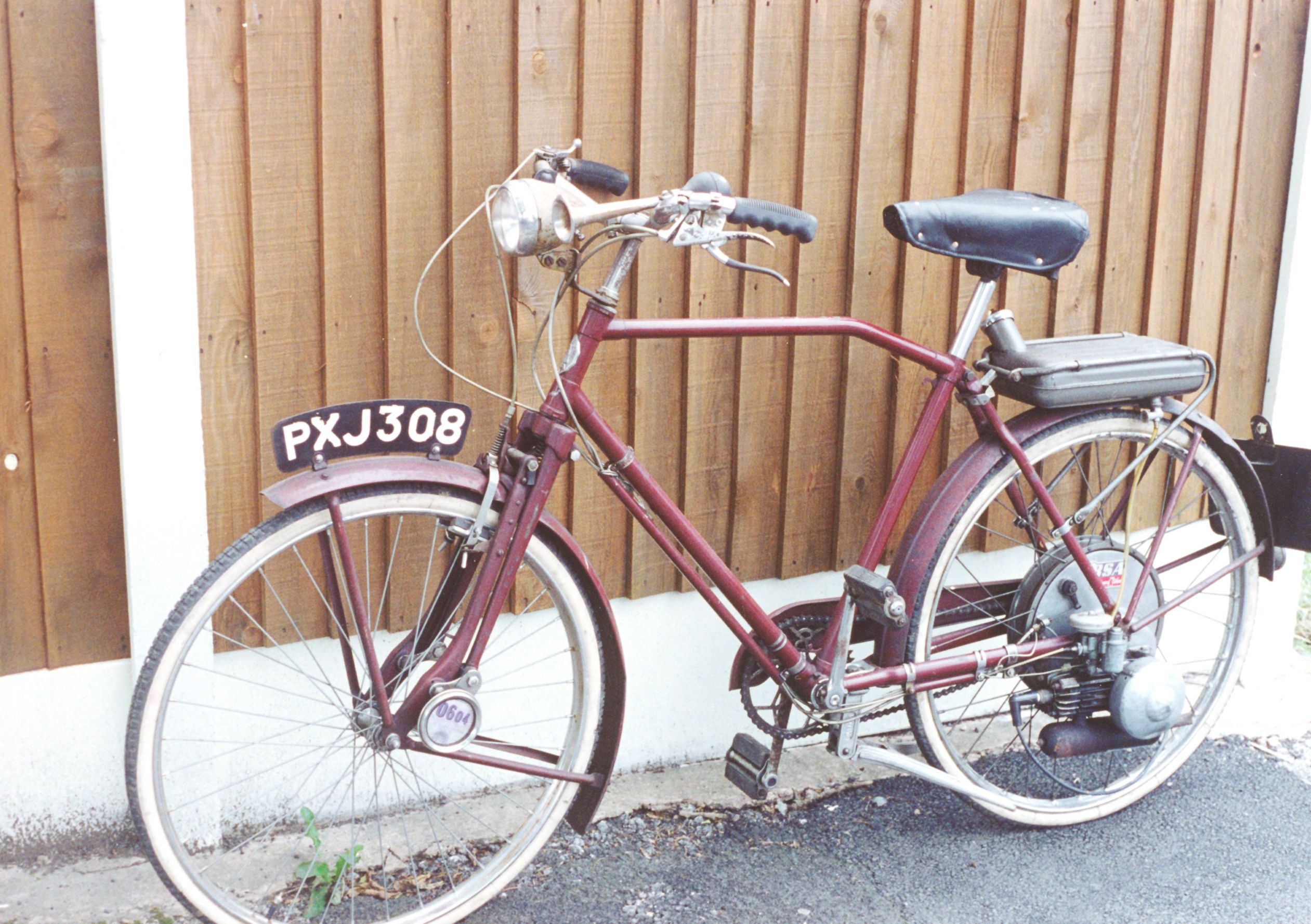 1955 BSA 35cc Winged Wheel Registration no. PXJ 308 Frame no. L6780 ...