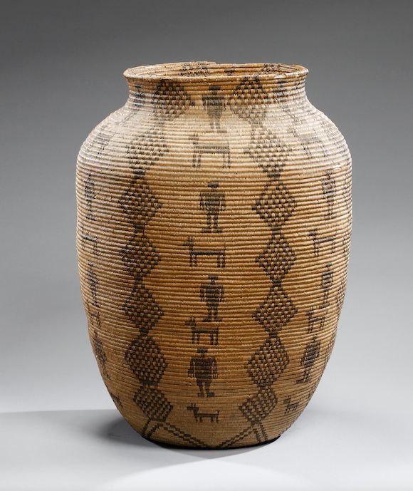 Bonhams : An Important Apache Olla Coil Jar Southwest USA, circa1880 ...
