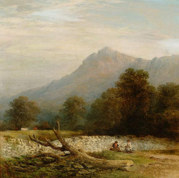 Bonhams : Peter Deakin (fl.1855-1879) 'View near Conway, North Wales ...
