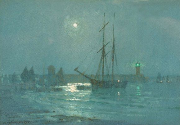 Bonhams : A Moulton Foweraker (1873-1942) 'St Ives - the harbour by ...