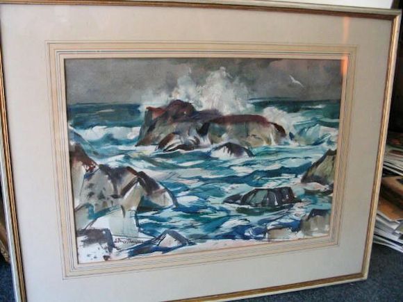 Bonhams : Adam Bruce Thomson OBE RSA PRSW HRSW (1885-1976) "Seascape ...