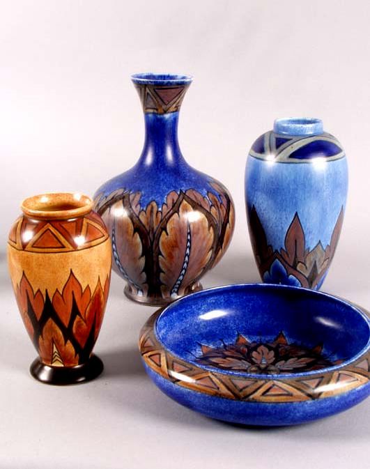 Bonhams : A Clews Chameleon Ware vase circa 1930,