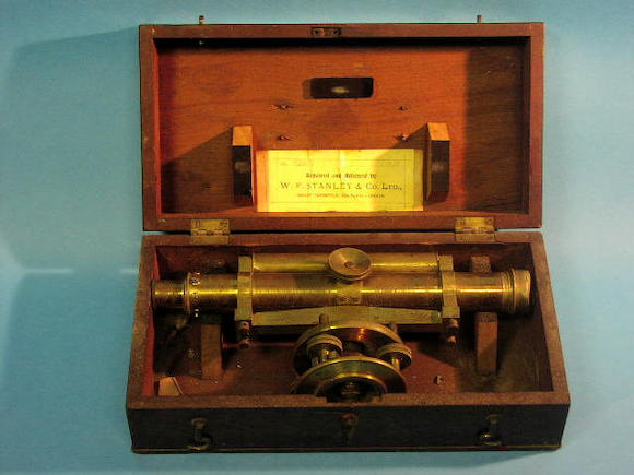 Bonhams A 19th Century Brass Surveyors Level