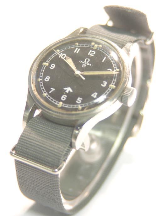 Bonhams : Omega. A gents staybrite steel English issue military ...