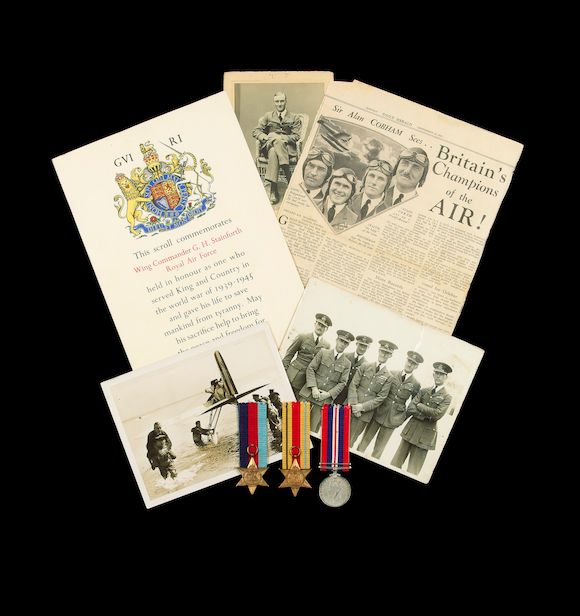 Bonhams : Three to Wing Commander G.H.Stainforth, Royal Air Force,