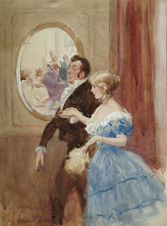 Bonhams : George Soper (British, 1870-1942) He led her into the room ...