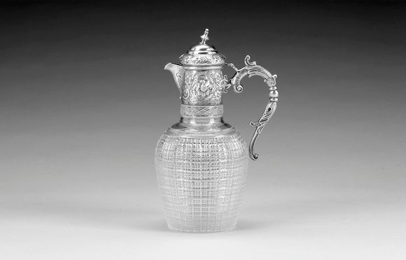 Bonhams : A late Victorian silver-mounted and cut glass decanter, by ...