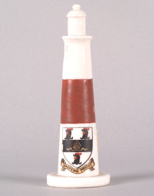 Bonhams : A WH Goss model of Portland Lighthouse,