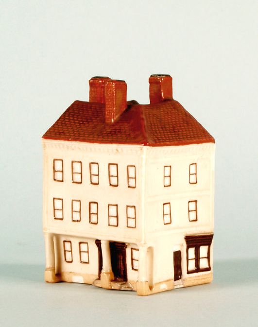 Bonhams : A WH Goss model of Dr Samuel Johnson's House, Lichfield,