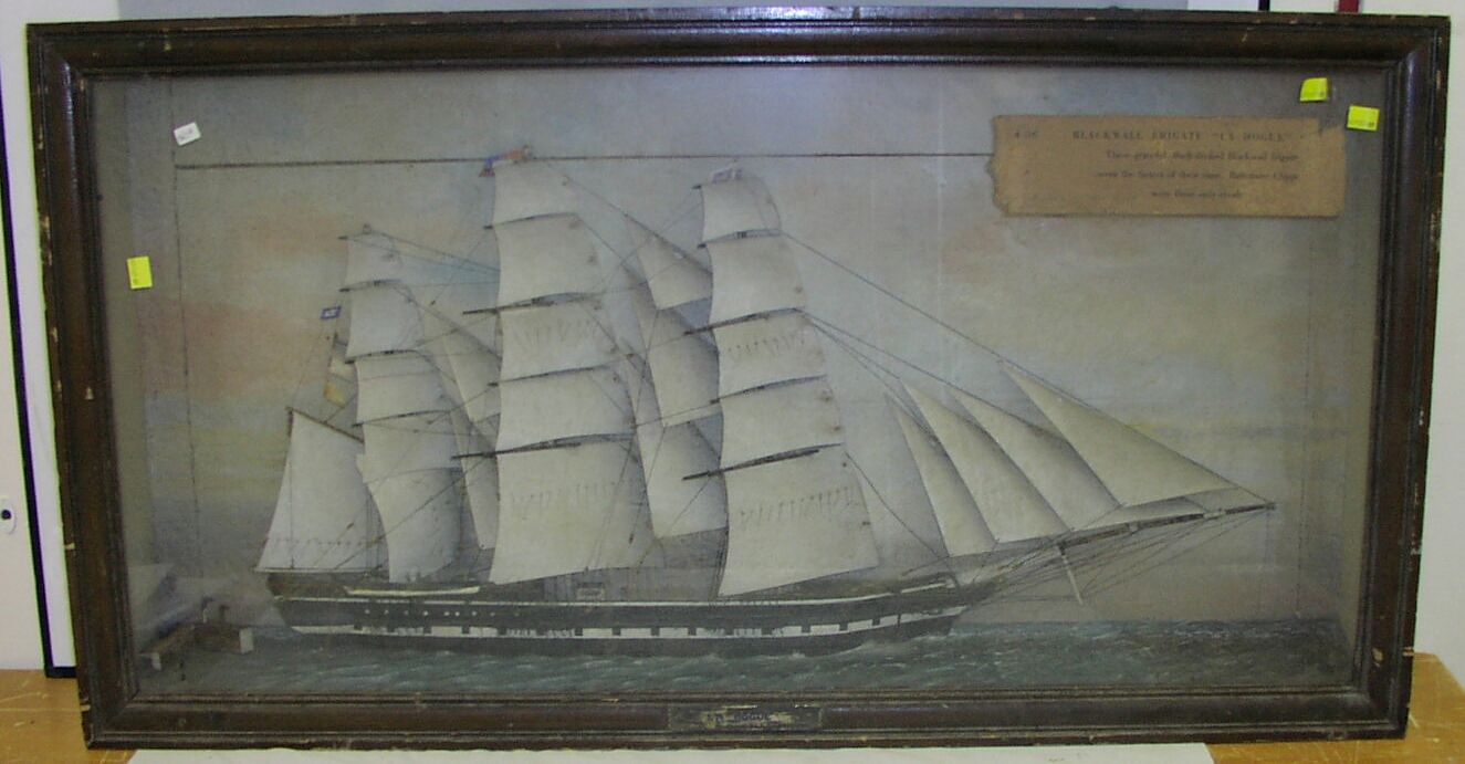 A Large Diorama Model of the Blackwall Frigate LA HOGUE - auctions ...