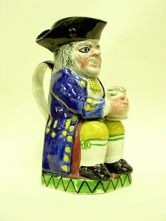 Bonhams : Toby jug and lid