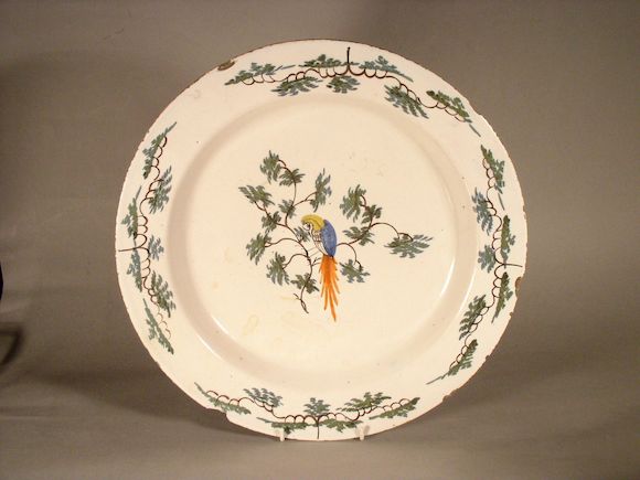 Bonhams : An English delft dish, Lambeth circa 1750,