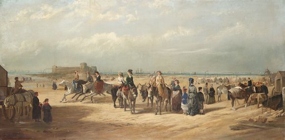 Bonhams : Henry Charles Woollett (British, fl. 1851-1875) Sunday ...