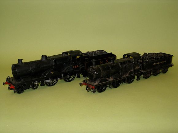 Bonhams : Constructed kit with motor, 4-4-0 LMS engine end tender 2