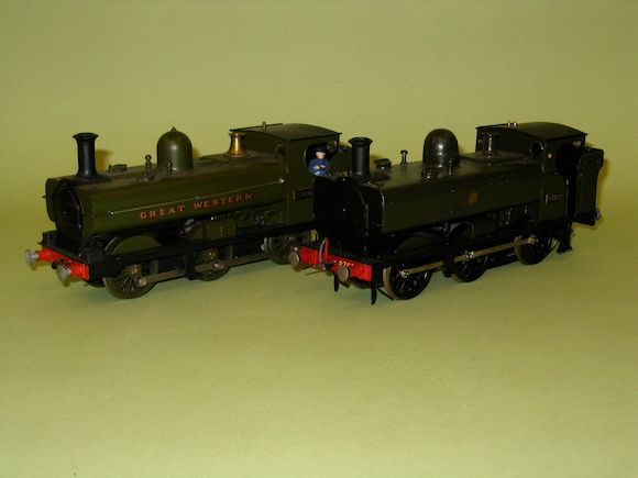 Bonhams : Constructed kit with motor, two 0-6-0 GWR Pannier tank engines 2