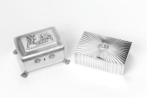 Bonhams : A good early 19th Century German sugar box by Gottlob Ludwig ...