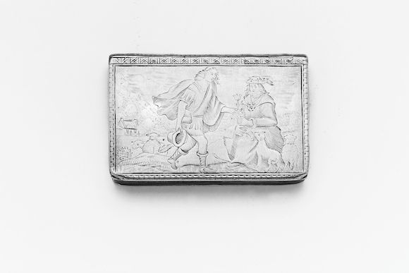 Bonhams : An extremely rare early 18th Century book snuff box, maker's ...