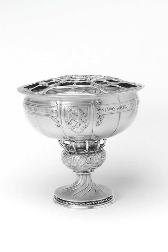 Bonhams : A rose bowl by Omar Ramsden and Alwyn Carr, 1916,