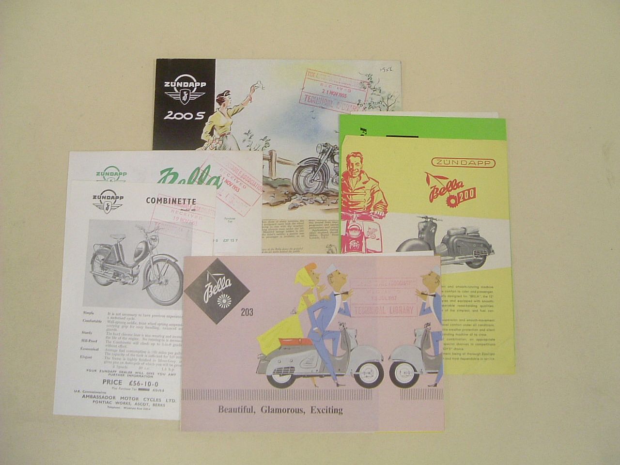 Bonhams Cars : Zundapp brochures, 1950s