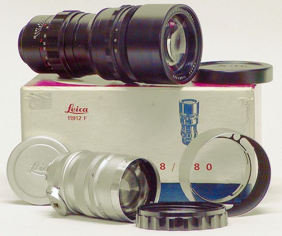Bonhams : Leica Screw Mount lenses, comprising a Summarex f1.5/8.5cm ...