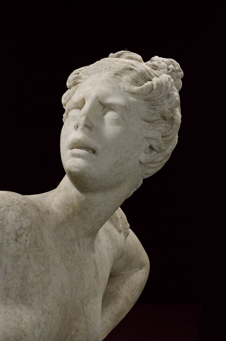 Bonhams : A ROMAN WHITE MARBLE GROUP OF A NYMPH RESTISTING THE EXCITED ...