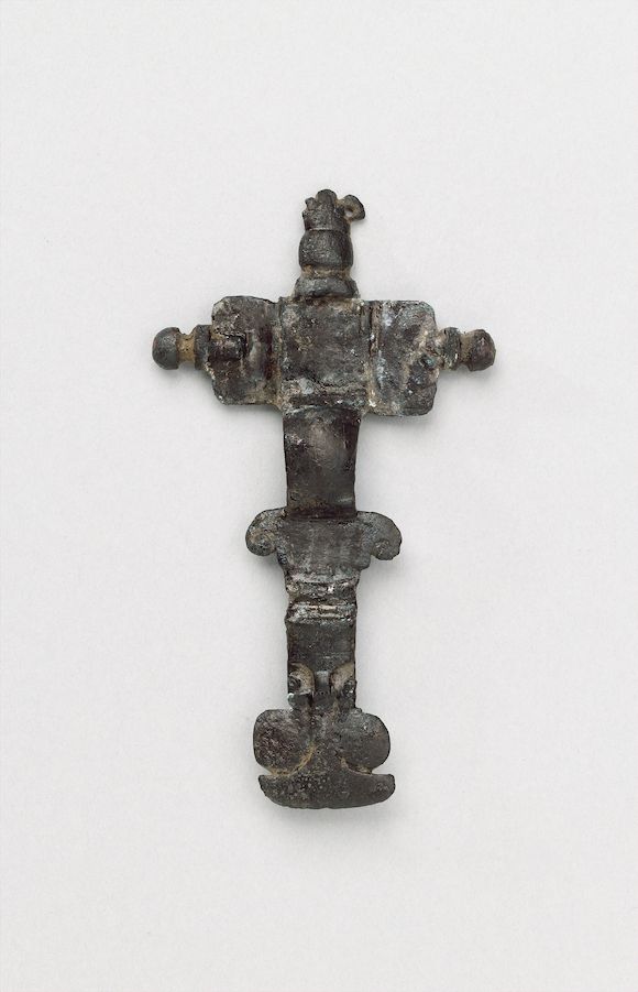 Bonhams : An Anglo-Saxon cruciform bronze fibula