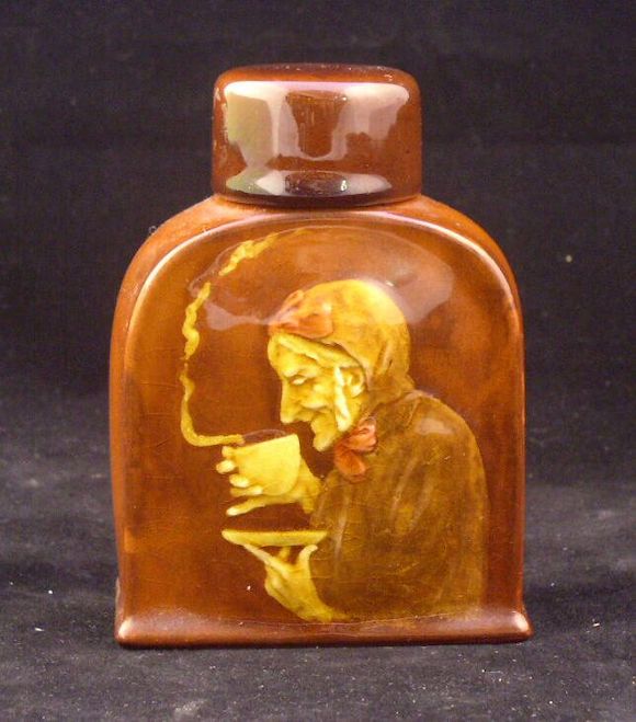 Bonhams : Kingswares A Kingsware tea canister and cover,