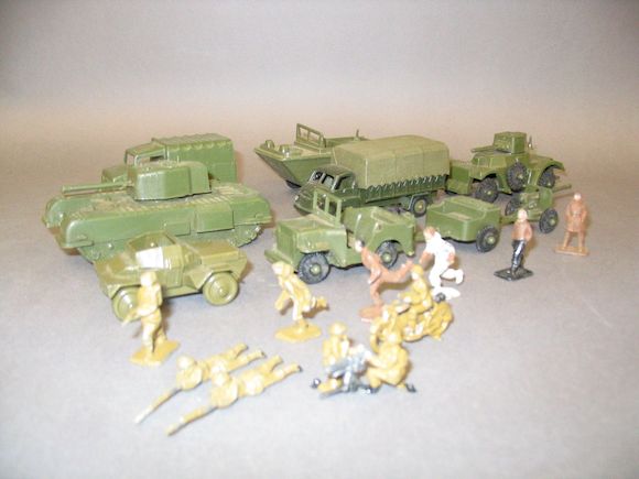 Bonhams : Britains Lilliput 3 ton Army Lorry, plastic vehicles and ...