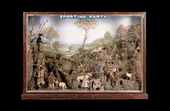 Bonhams : The Walter Potter Tableau "Sporting Party" English, Late 19th ...
