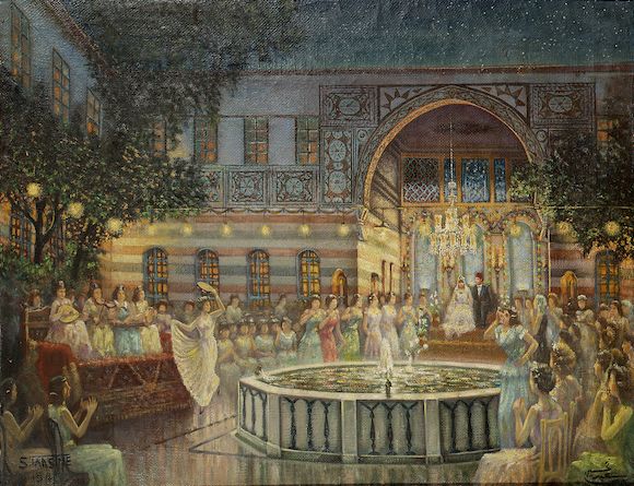 Bonhams : Said Tahsine (Syria, 1904-1985) Damascene Wedding