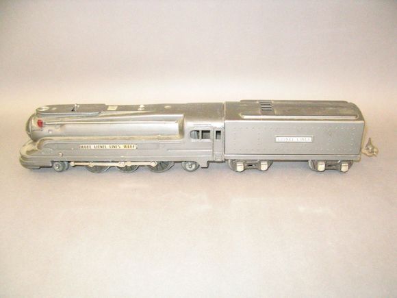 Bonhams : Lionel 1668E 2-6-2 streamline locomotive and tender, 1937