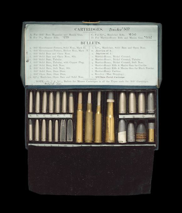 Bonhams : A fine salesman's cartridge display-case by The Birmingham ...