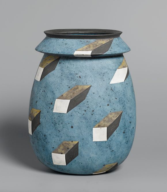 Bonhams : Elizabeth Fritsch a Vortex Jar, circa 1987 Height 10 1/2in ...