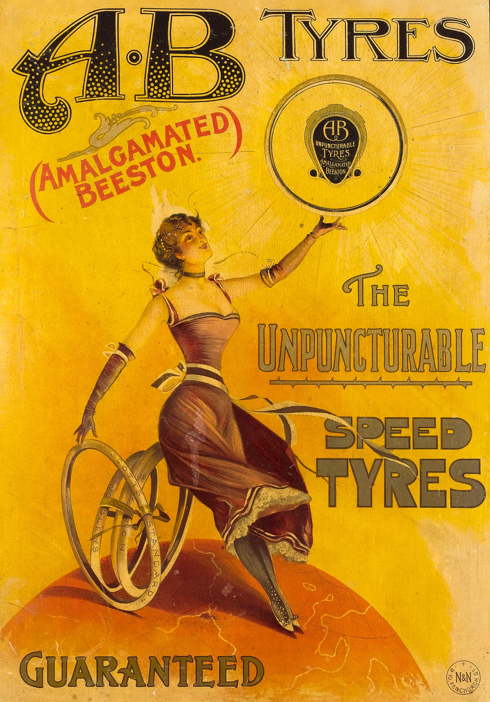 Bonhams Cars : An advertising showcard,