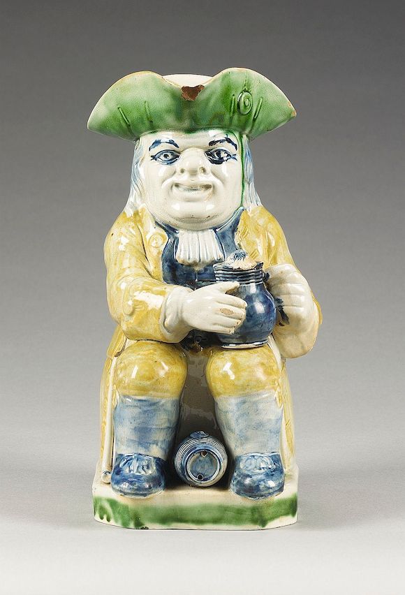 Bonhams : A pearlware Toby jug, circa 1790,
