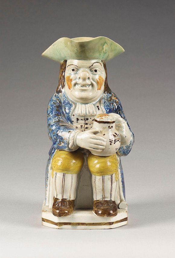 Bonhams : A Pratt Ware Toby jug, circa 1810,