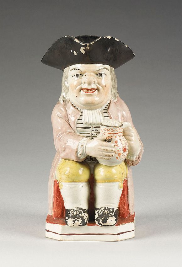 Bonhams : A pearlware Toby jug, circa 1820-30,
