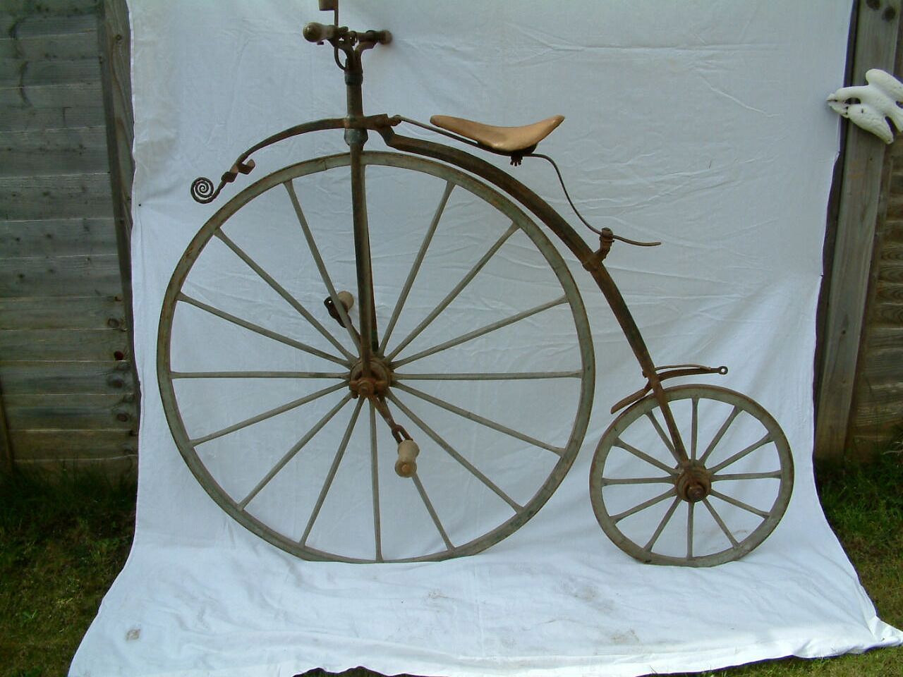 Bonhams Cars : A fine and rare transitional Velocipede, circa 1869,