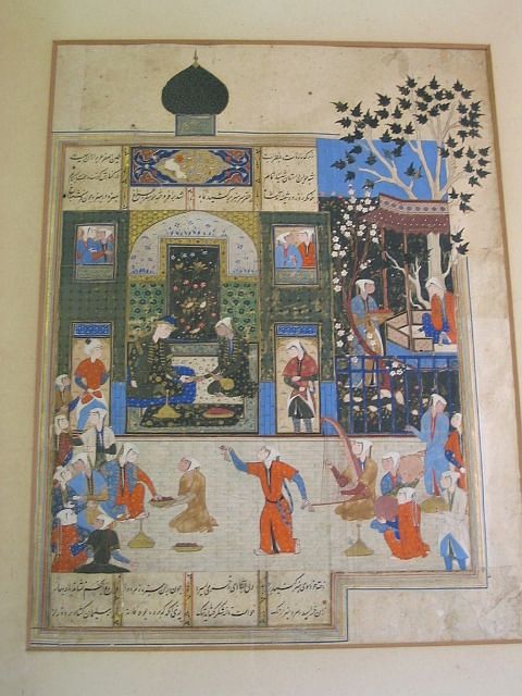 Bonhams : Bahram Gur and the princess in the green pavilion: an ...