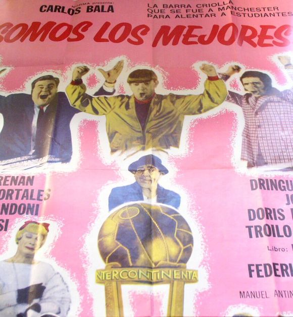 Bonhams : Poster Manchester United v Estudiantes,