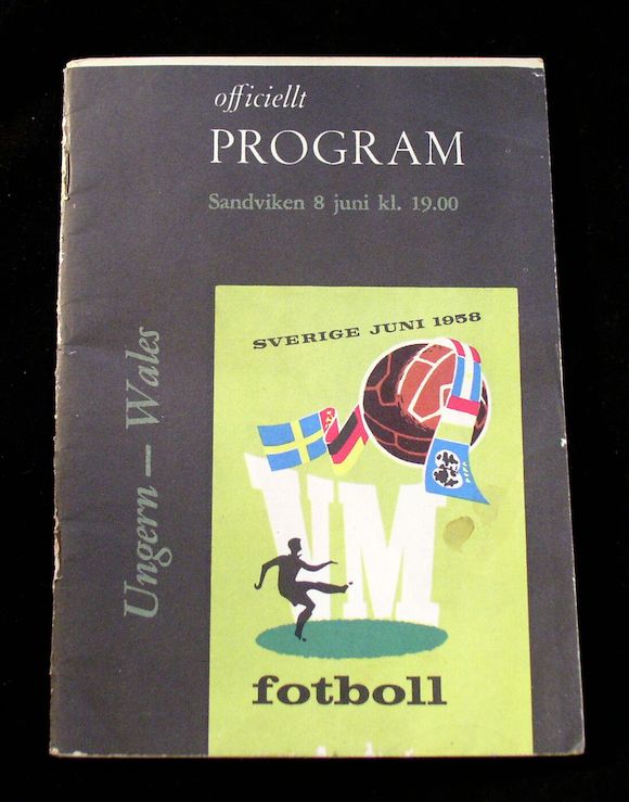 Bonhams : 1958 World Cup programme.