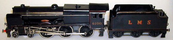 Bonhams : Bassett-Lowke electric 4-6-0 Royal Scot 6100 and 6-wheel LMS ...