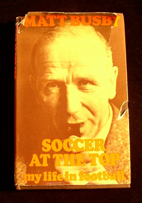 Bonhams : Matt Busby signed book,