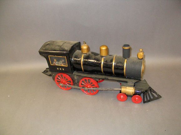 Bonhams : An American style 4-4-0 floor train 3