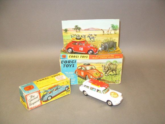 Bonhams : Corgi 256 VW Safari and 475 Citroen Safari 2