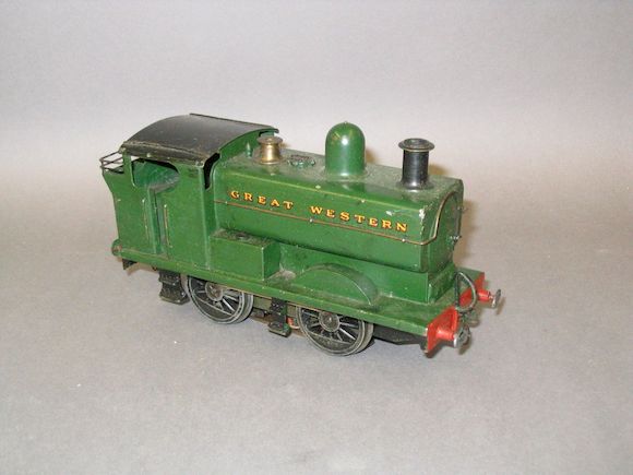 Bonhams : Constructed kit with motor, 0-4-0 saddle tank